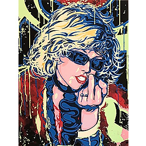 Debbie Harry by Erni Vales of EVLworld Limited Edition Museum Grade Art Print on Aluminum Metal