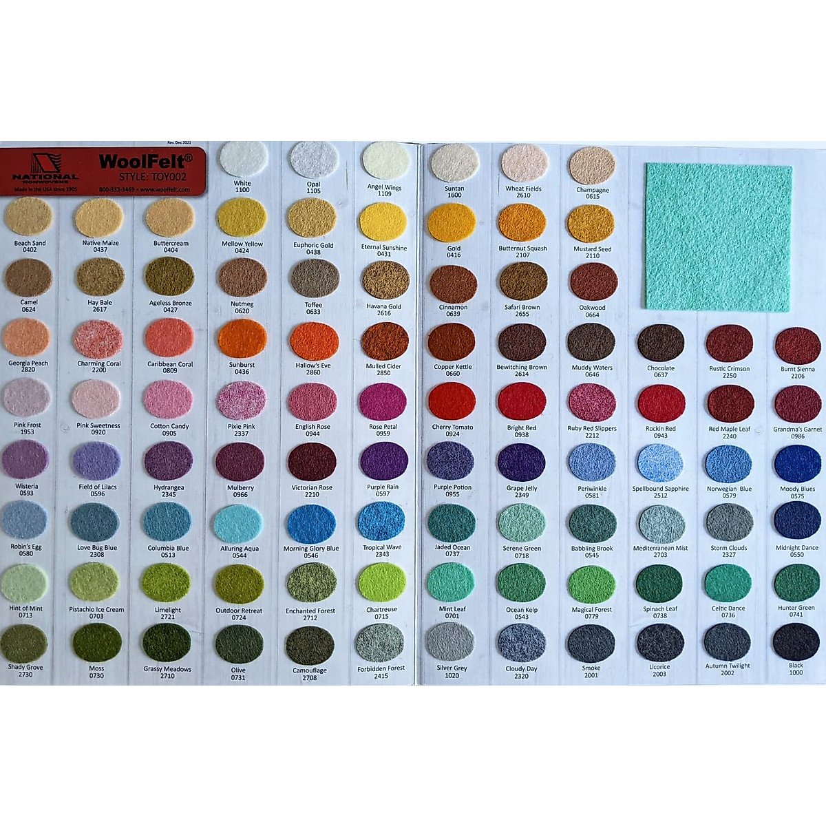 Smoke Grey - Wool Felt Oversized Sheet - 35% Wool Blend - 1 12x18 inch Sheet