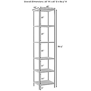 Crosley Furniture KF13053BR Jacobsen 3-Piece Entertainment Set, Brown Ash/Matte Black