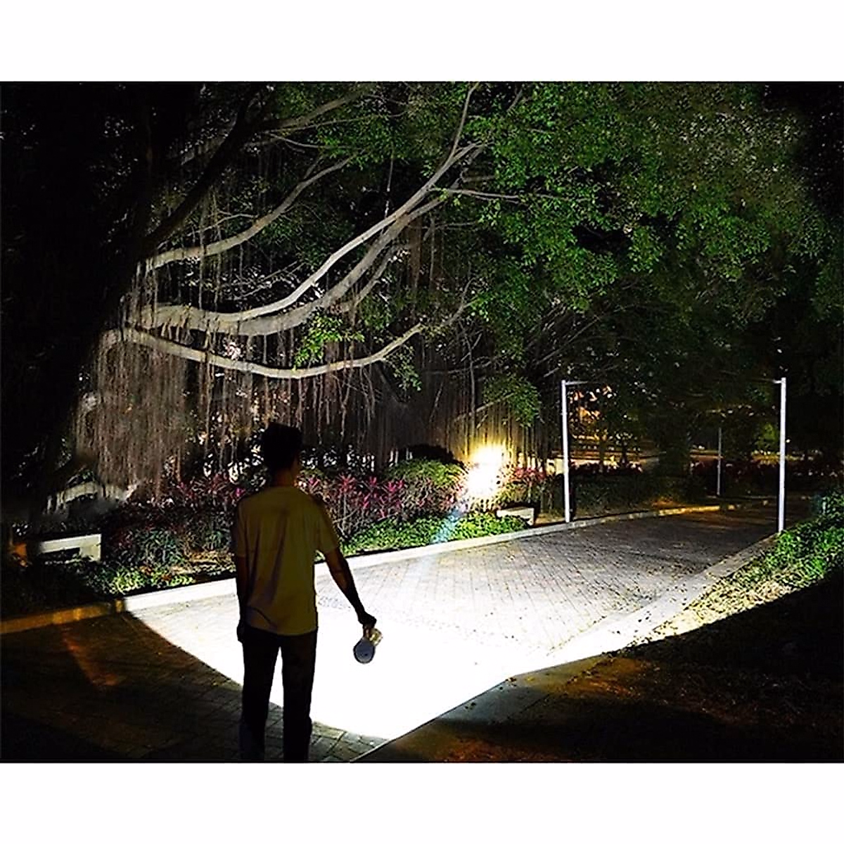 XARONF LED Camping Lantern, COB Rechargeable Battery Lantern, 4000mAh Power Bank, Waterproof Camping Hiking Flashlight, Tent Light for Power Outage, Hurricane, Survival, Hiking