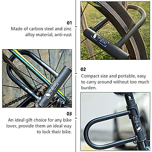 U-lock Bike Lock Shackle Bike u Lock Bike u Shackle U Lock for Bike Road Bike Lock Bike Key Lock Mountain Bike Lock Bike Secure Lock