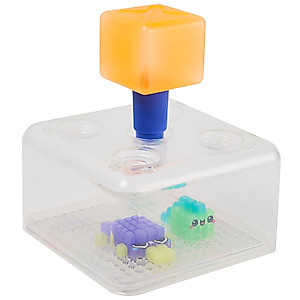 Pixobitz, Exclusive Neon Studio with 600 Water Fuse Beads, Decos and Accessories, Makes 3D Creations with No Heat, Arts and Crafts Kids Toys