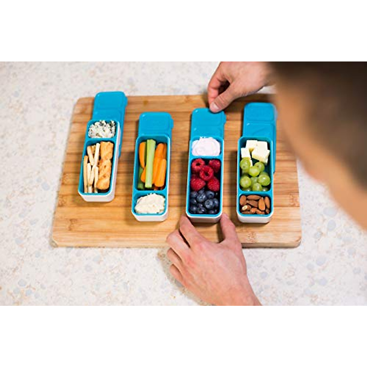 Trudeau Snack and Dip, Tropical,5.75 x 1.5 x 2.25 inches