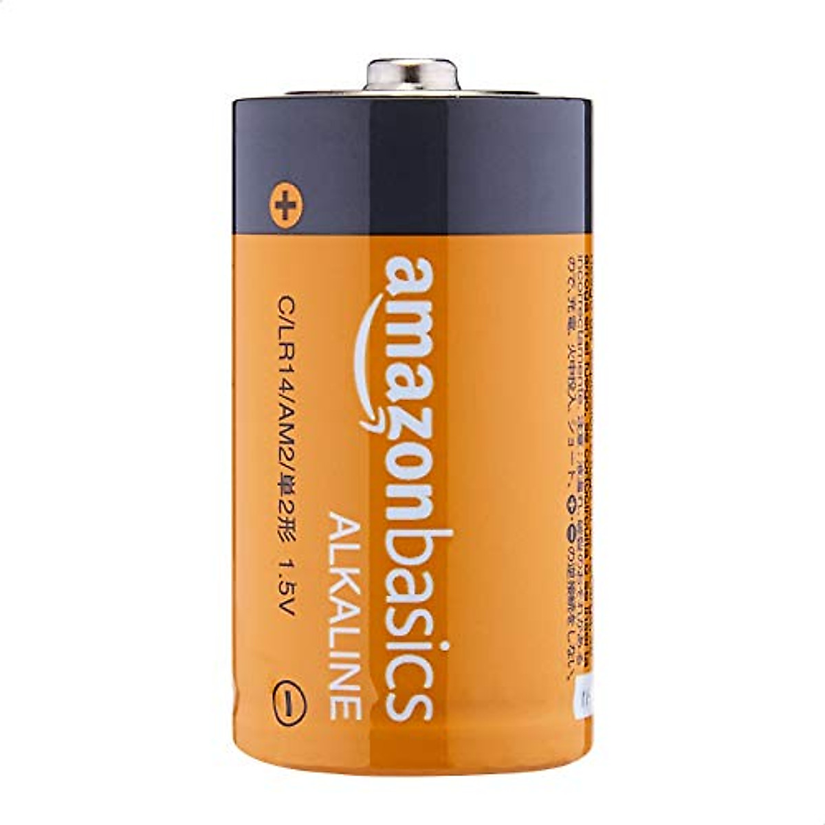 Amazon Basics 4 Pack C Cell All-Purpose Alkaline Batteries, 5-Year Shelf Life, Easy to Open Value Pack