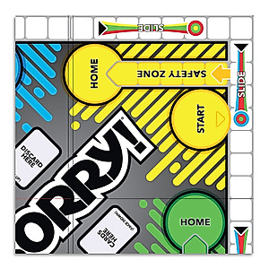 Sorry! Board Game for Kids Ages 6 and Up; Classic Hasbro Board Game; Each Player Gets 4 Pawns (Pawn Colors May Vary) – Amazon Exclusive