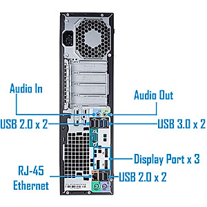 HP z230 Workstation SFF Desktop Computer, Intel Core i7-4770 Upto 3.9GHz, 16GB RAM, 512GB SSD 500GB HDD, HD Graphics 4600 4K, DisplayPort, HDMI, Wi-Fi, Bluetooth - Windows 10 Pro (Renewed)