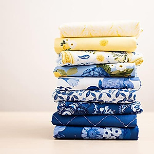 True Fabrics Sunshine Blooms Precut Fabric (Fat Quarter Bundle) - 20 pcs in 18" x 22" cuts