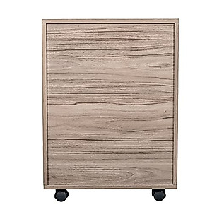 MAXCBD Nightstand Bedside Table Drawer Cabinet Chest of Drawers 5 Drawer Dresser Bedroom Nightstand Storage Cabinet Brown Multifunctional Storage Shelves Storage Tower Dresser