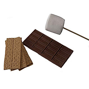 J-Line Design 100 All Natural 16 Inch Bamboo Skewers for BBQ, Grill, Shish Kabob, Appetizers, Fruit, Vegetables, Marshmallows and More - in PVC Tube Case Complete with Silicone Sauce Basting Brush