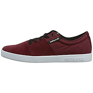 Supra Men's Stacks II, Red Tawny Black White Bgk, Womens 8
