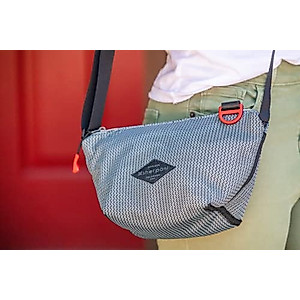 Sherpani Demi, Nylon Mesh Purse, Small Crossbody Purse, Cross Body Bag, Essential Shoulder Bag, Crossbody Bags for Women (Graphite)