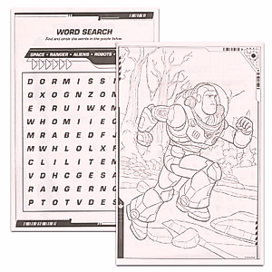Disney Lightyear Coloring Book for Kids 4-8 ~ Bundle with Light Year Toy Story Activity Book, Imagine Ink, Stickers, and More (Toy Story Lightyear Coloring Pack)