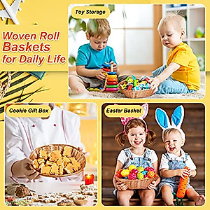 24 Pack Plastic Oval Basket Small Fruit Bread Basket Food Storage Basket Bin for Gifts Empty Home Kitchen Restaurant Food Serving Storage Display Decor