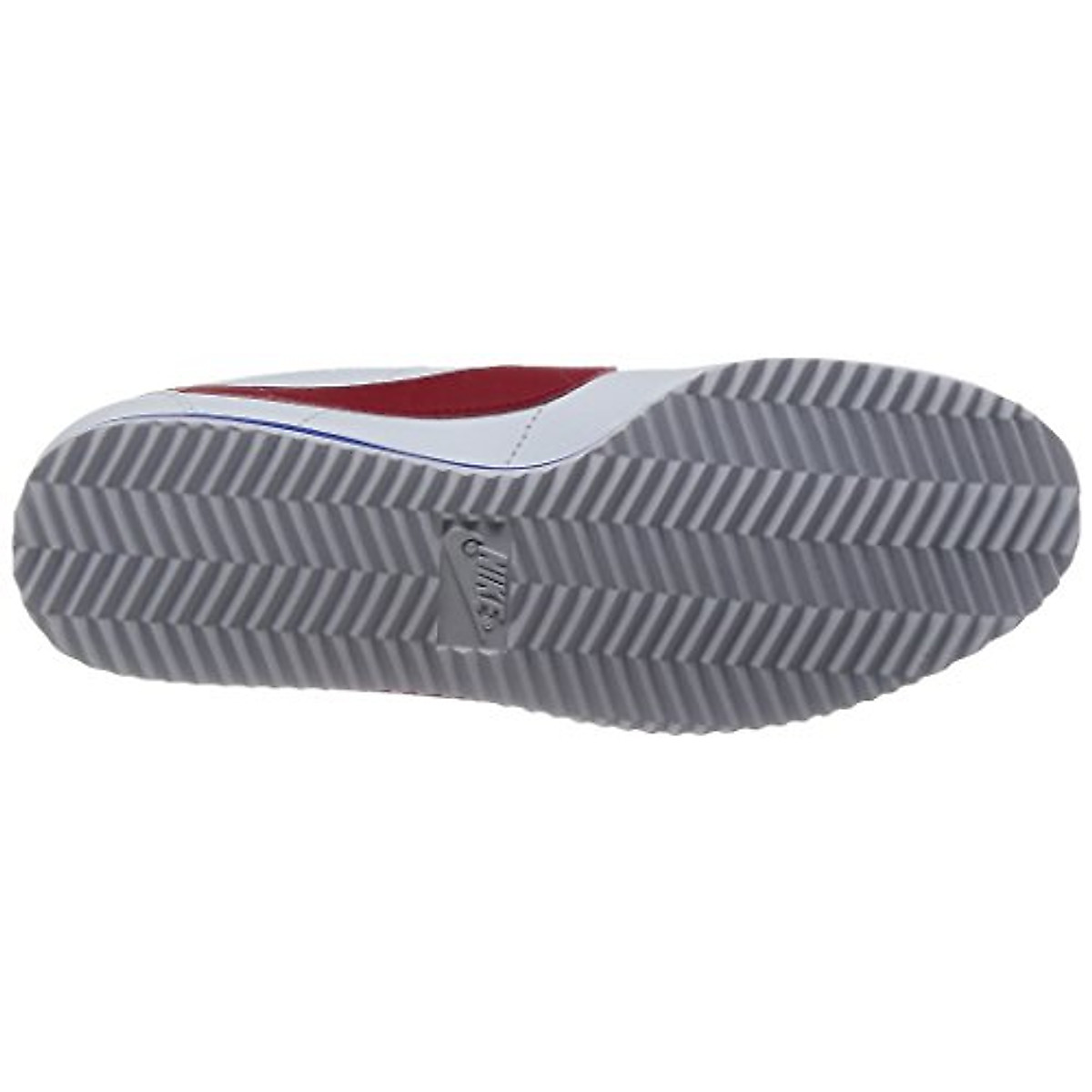 Nike Womens WMNS Classic Cortez Leather 807471 103 - Size 5W White/Varsity Red