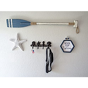 Wallcharmers Rustic Seashell Hooks | Keys, Leashes, & Outdoor Towel Holder