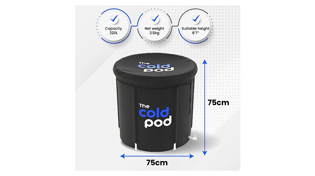The Cold Pod Ice Bath Tub: Portable Cold Plunge for Recovery