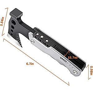 Christmas Gifts for Men Dad Husband, Multitool Camping Accessories 15 in 1 Hatchet with Axe Hammer Knife Pliers Screwdrivers Saw Bottle Opener, Cool Gadget for Outdoor Camping Hiking, Emergency