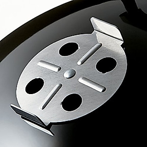 Weber 22-inch Smokey Mountain Cooker, Charcoal Smoker,Black