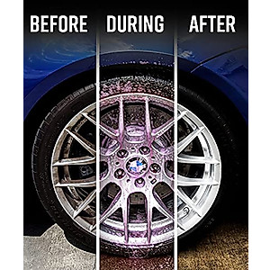 Adam's Wheel & Tire Cleaner Bundle - A Chemical Formula That Combines Our Wheel Cleaner & Tire & Rubber Into an All in One Formula - Works On Alloy Chrome Aluminum Clear-Coated Painted Rims