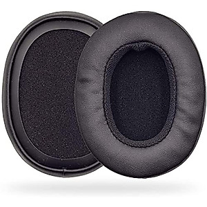 Earpad Replacement Ear Pads Cushions Cover Compatible with Skull Candy Hesh3 Hesh 3 Crusher Wireless Headphones Earpads Repair Parts (Black)