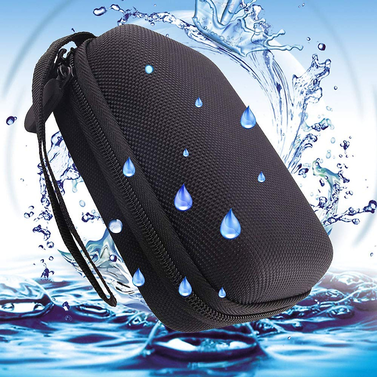 WERJIA Hard EVA Travel Case for Canon PowerShot SX720 SX620 SX730 SX740 G7X G7X Mark III G7X Mark II Digital Camera (black)