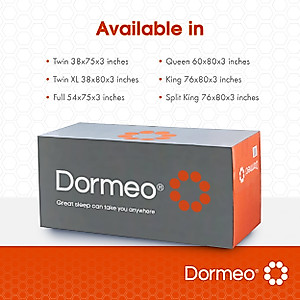 Dormeo Full Size Mattress Topper - OctaspringⓇ Technology Premium Mattress Topper, Relieving Pressure Points and Optimal Back Support - Cooling Mattress Topper with Extra Anti-Slip Bottom, 3 inch
