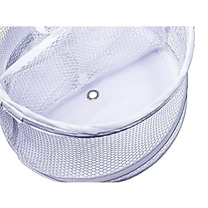 Bathroom Personal Organizer - 8" X 6" - Three Large Compartments to Organize Your Bathroom Accessories. The Shower Caddy Features a Drainage Hole and Carry Handle for Easy Transport. (White)