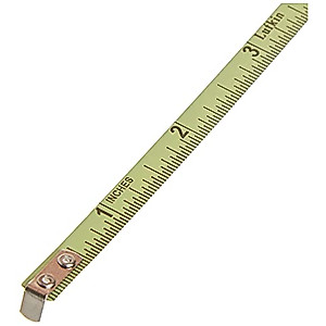 Crescent Lufkin 1/4" x 10' Pee Wee Yellow Clad Pocket Tape Measure - W6110 , Black