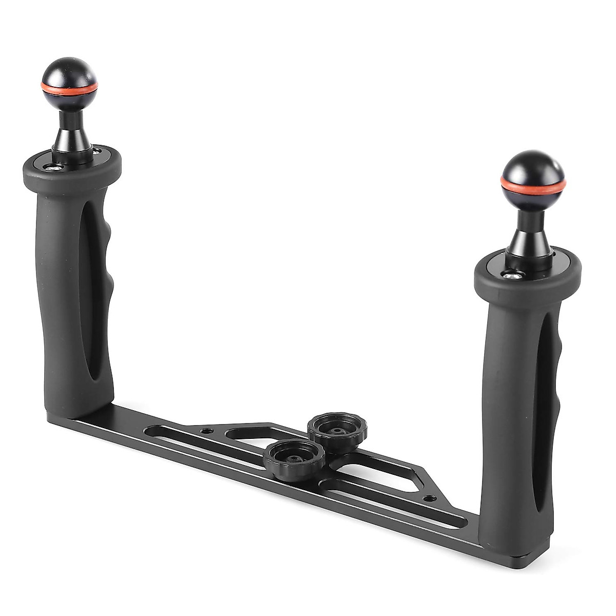 Poyinco Underwater Video Light Stabilizer Tray, Lightweight Aluminium Tray for GoPro OSMO and Any Other Camera with 1/4 inch Screw Hole