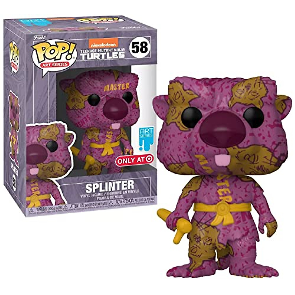 Splinter Artist Series Teenage Mutant Ninja Turtles Funko Pop! Vinyl Figure with Pop! Protector - Exclusive