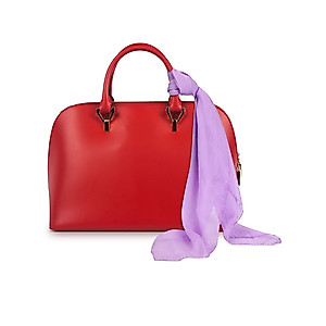 Boao 6 Pieces Chiffon Scarf 1950s Square Scarf Neck Head Scarfs Vintage Soft Scarf Polyester Scarves for Women Girl Lady (Red, Pink, Coffee, Atrovirens, Light Blue, Light Purple,)