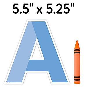 CTP Color Block Punch-Out Letters for Classroom – Essential Homeschool Supplies – Top Back To School Supplies 8656
