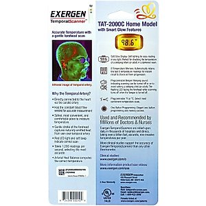 TEMPORAL ARTERY THERMOMETER TAT-2000C SCAN, Digital display