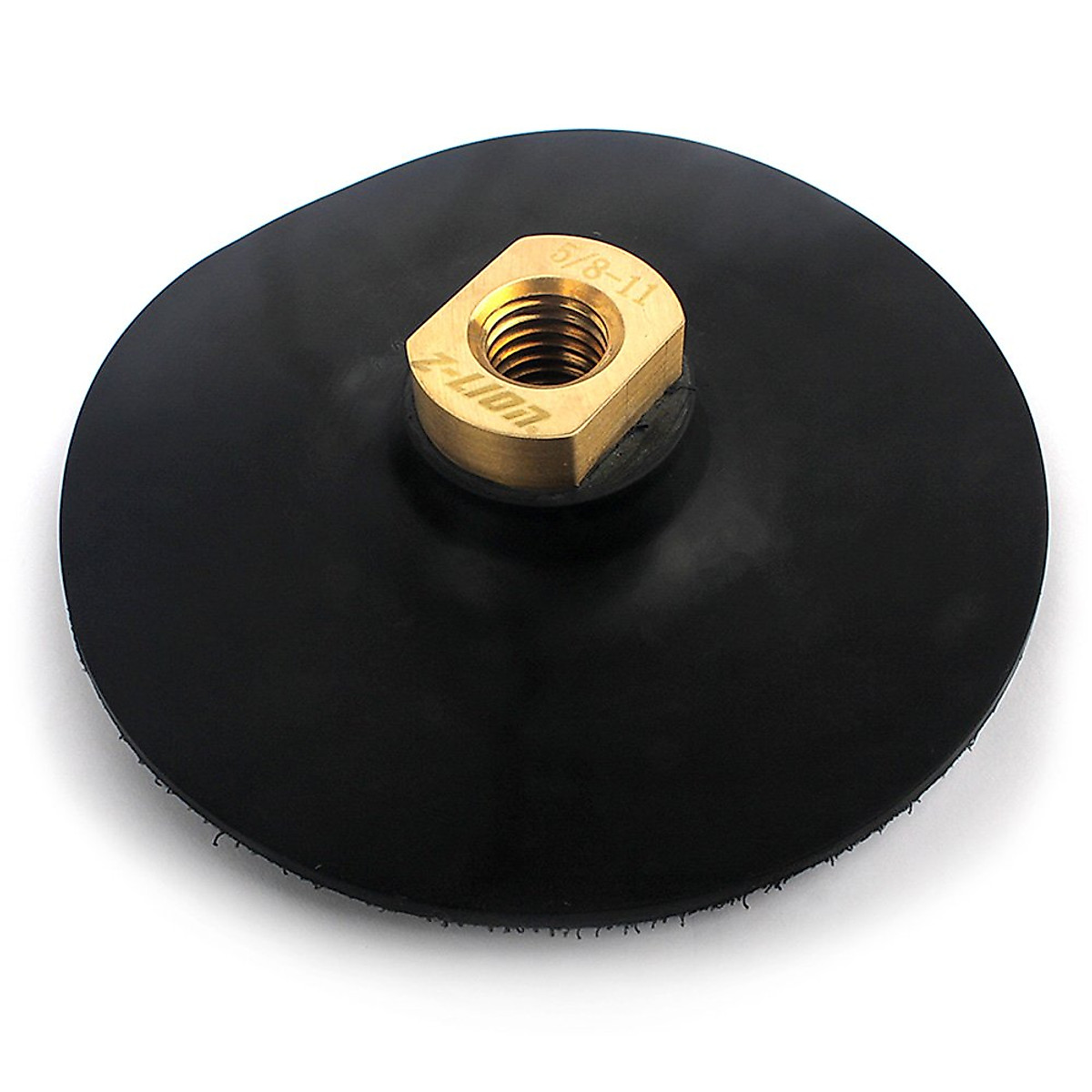 Z-LION 2Pcs Flexible Rubber Backer Pad 5 inch Hook&Loop Back Holder 5/8-11 Thread