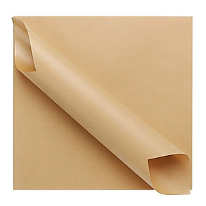 EUSOAR Food Service Butcher Paper, 200 Sheets 11.6" x 11.2" Soap Wrapping Paper, Hamberger Sandwich Wraps, Food Basket Liners, Wrapping Tissue, Square Deli Colored Wax Paper Sheets
