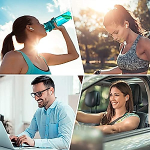 Wireless Earbuds Bluetooth 5.1 Headphones Built in Mic in Ear Bud Noise Canceling 3D Stereo Air Buds Earbuds Fast Charging, IPX5 Waterproof for iPhone and Android