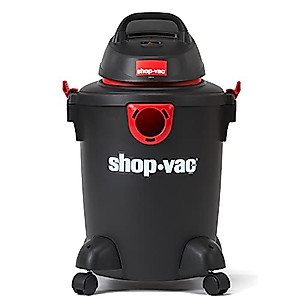 Shop-Vac 5985005 DIY and Workshop Series Wet Dry Vac, 6 Gallon, 1-1/4 Inch x 7 Foot Hose, 65 CFM, (1-Pack),Black