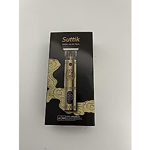 Suttik Professional Hair & Beard Trimmer for Barber, T-Blade Hair Edgers Clippers, Gold Knight Close-Cutting Trimmers, Cordless Clippers for Hair Cutting, Gift for Men