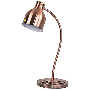 Single-Head Heating lamp Buffet Hood Pizza Insulation lamp commercially Available Food Coloring Display Light Double Head Food Barbecue lamp Documentation and Household Pizza Food Warmer Suitable for