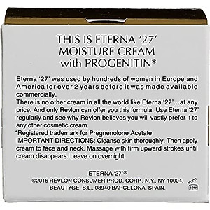 Revlon Eterna '27' Moisture Cream with Progenitin, 2 Ounce (Pack of 2)