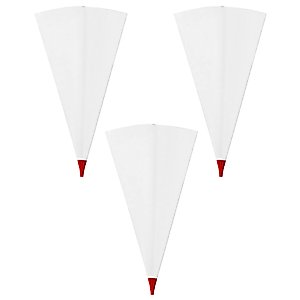 QWORK Tile Grout Masonry Mortar Bag, 3 Pack 13" by 24" Heavy Duty Tip Tear Puncture Resistant Vinyl Piping Tool Cement Sealer Bag