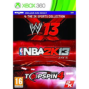 NBA 2K13 + Top Spin 4 + WWE 13 - Xbox 360 [video game]