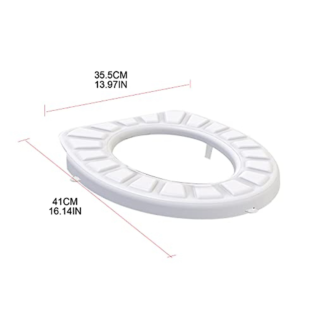 Huhudde Silicone Toilet Seat Cover Decorative Mat Cover Pad Cushion Decoration for Home Toilet Seat Protective Mat Supplies Seat Covers