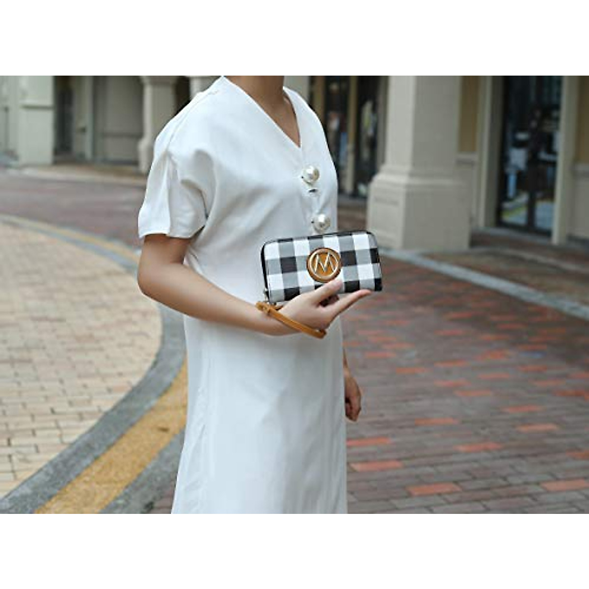 Mia K Collection Crossbody Satchel-Tote Bag for Women, Wristlet Wallet Purse Set, PU Leather Top-Handle Handbag Pink