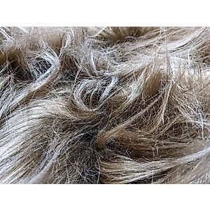 Home Collezione by Salvani Sheepskin Rug Throw Genuine Icelandic (Frosted Brown Curly)