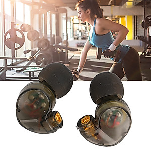 Earphone Head Replacement for SE215 SE315 SE535, Pluggable Detachable HiFi Earpiece Head,Sports Earphone Earbud Head, for Interface Cable(Black)