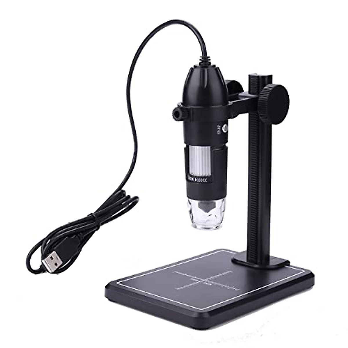 VAKUUM Lab Microscope Slides 1600X USB Digital Microscope 8 LEDs 2MP Electronic Microscope Zoom Camera Microscope Parts