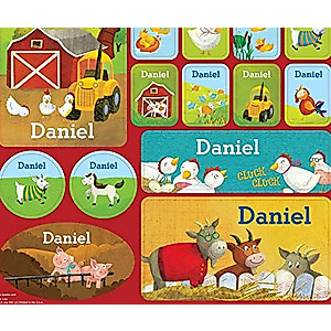 Personalized Stickers for Kids, Farm Animals - I See Me!
