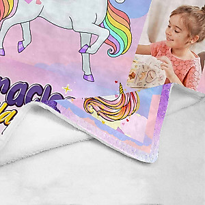 D-Story Custom Blanket with Photo for Girls - Personalized Blankets for Kids Toddler Adult - Customized Throw Blanket for Baby Adult Baby Blanket