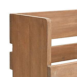 Synovana Cabin Style Hanging Towel Rack with Bar Farmhouse Wooden Floating Shelf Bear Wall Decor Rustic Wall Mounted Storage Towel Rack for Bathroom Kitchen Living Room Home Decor